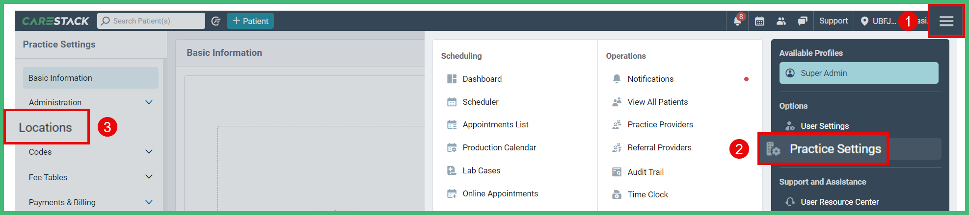 Add or Edit Operatories – CareStack