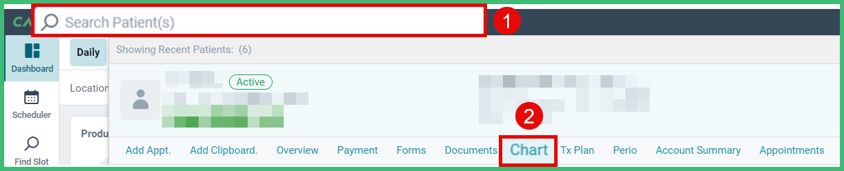 Change the Treatment Status to Completed – CareStack