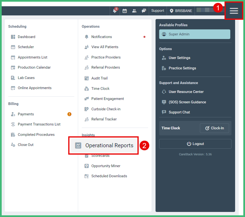 Update Procedure Code Statuses – CareStack