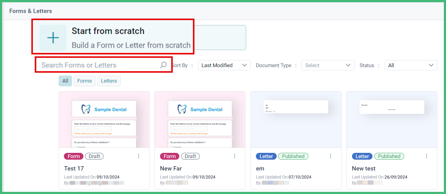 Create Patient Onboarding Forms – CareStack