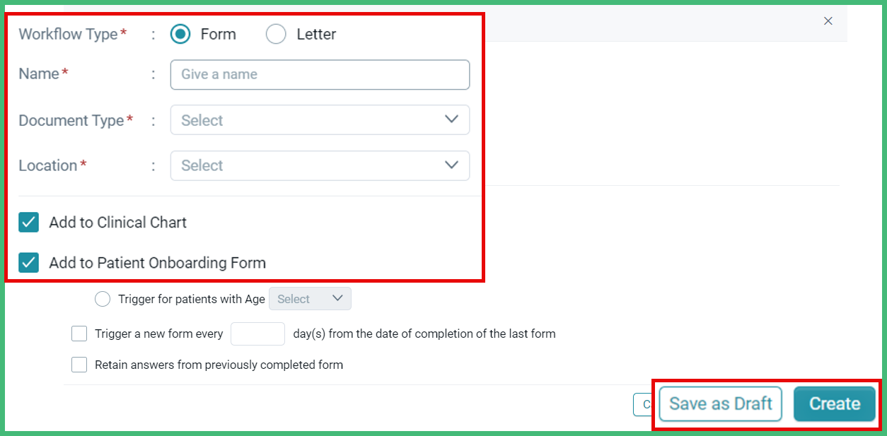 Create Patient Onboarding Forms – CareStack