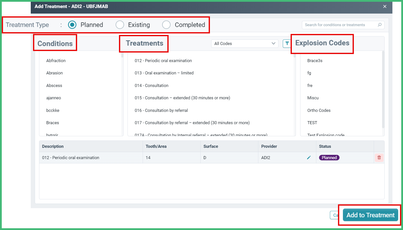 Different Touchpoints for Charting Conditions – CareStack