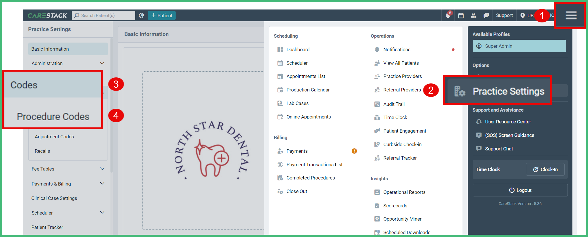 Add, View, and Edit Procedure Codes – CareStack