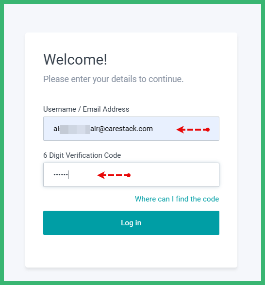 Set Up Kiosk Login using One Time Password (OTP) – CareStack