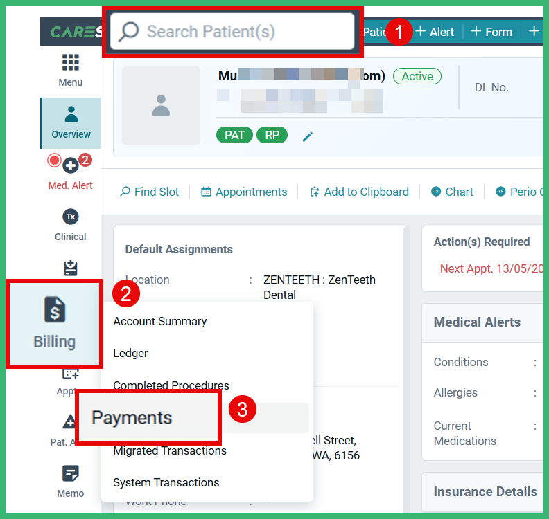 Manage Text to Pay – CareStack