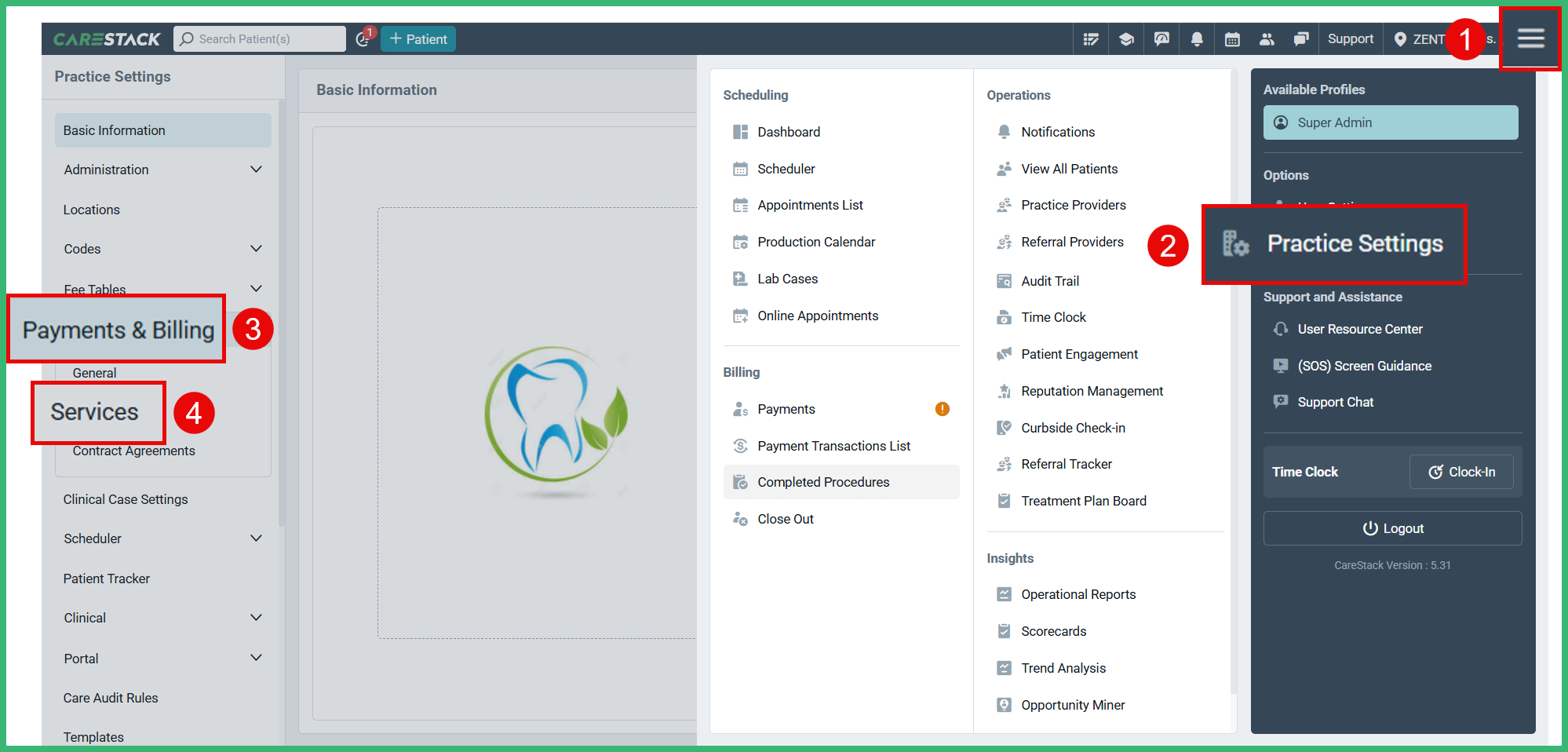 Configure External Payment Settings – CareStack