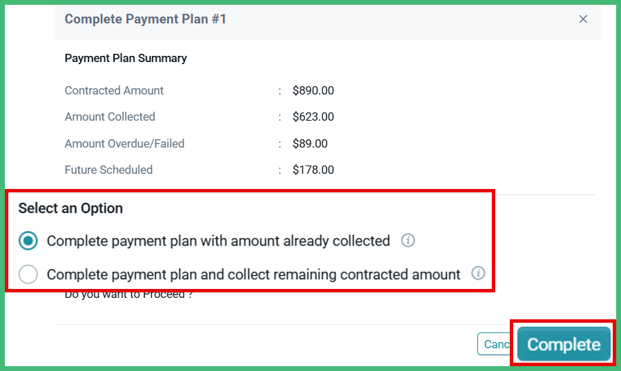 Create or Edit Payment Plans & Update Amortization Schedules – CareStack