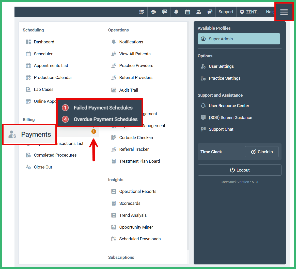 An Overview of the Payment Plan Control Center – CareStack