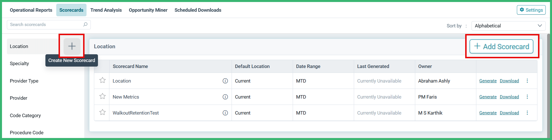Generate and Utilise Scorecards – CareStack