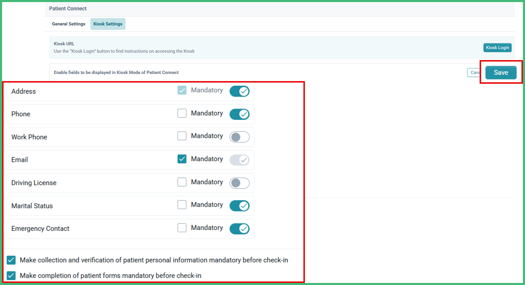 Overview of Patient Portal and Patient Connect Settings – CareStack