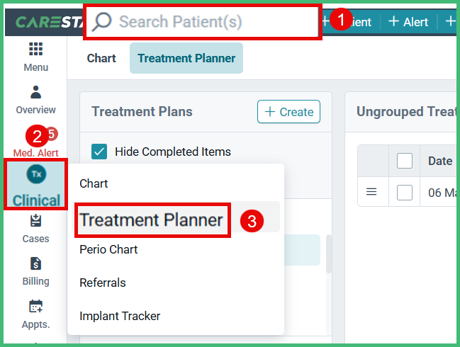 Update Procedure Code Statuses – CareStack