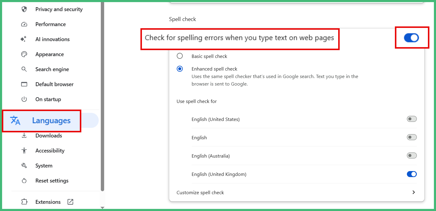 Enable the Spell Check Functionality in CareStack – CareStack