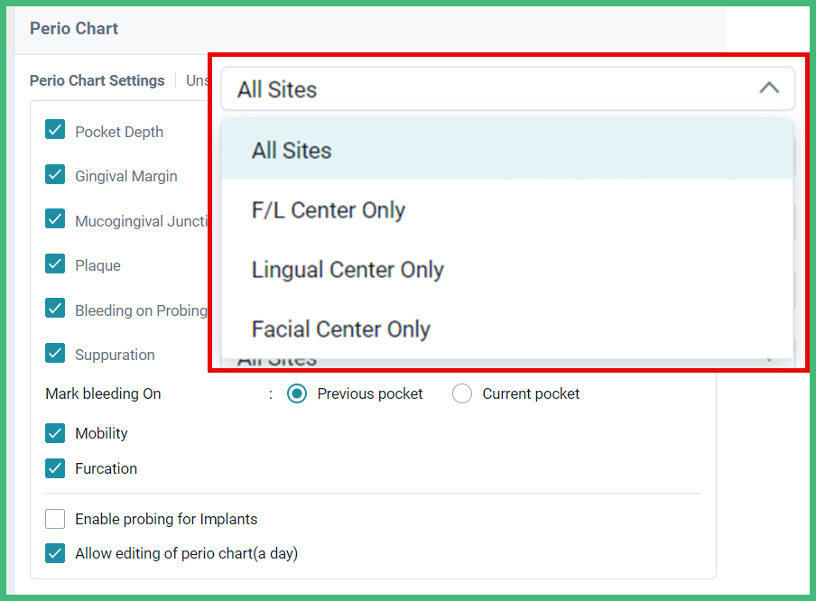 Configure Perio Charting and Manage Permissions – CareStack