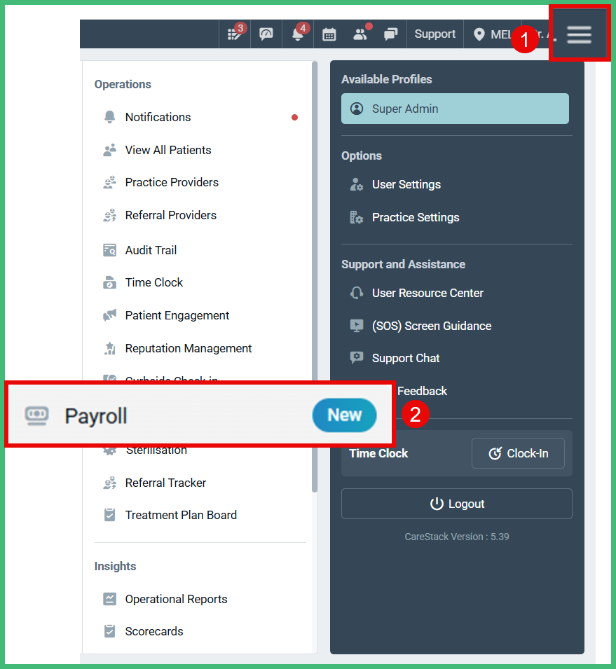 Explore Payroll Generation – CareStack