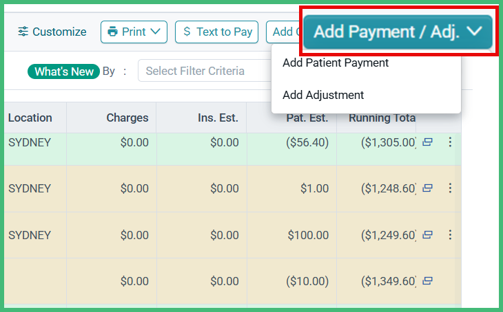 Ledger Transactions and Extended Features – CareStack