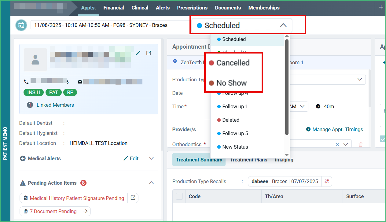 Mark an Appointment as 'Cancelled' or 'No Show' & Enable Cancellation ...